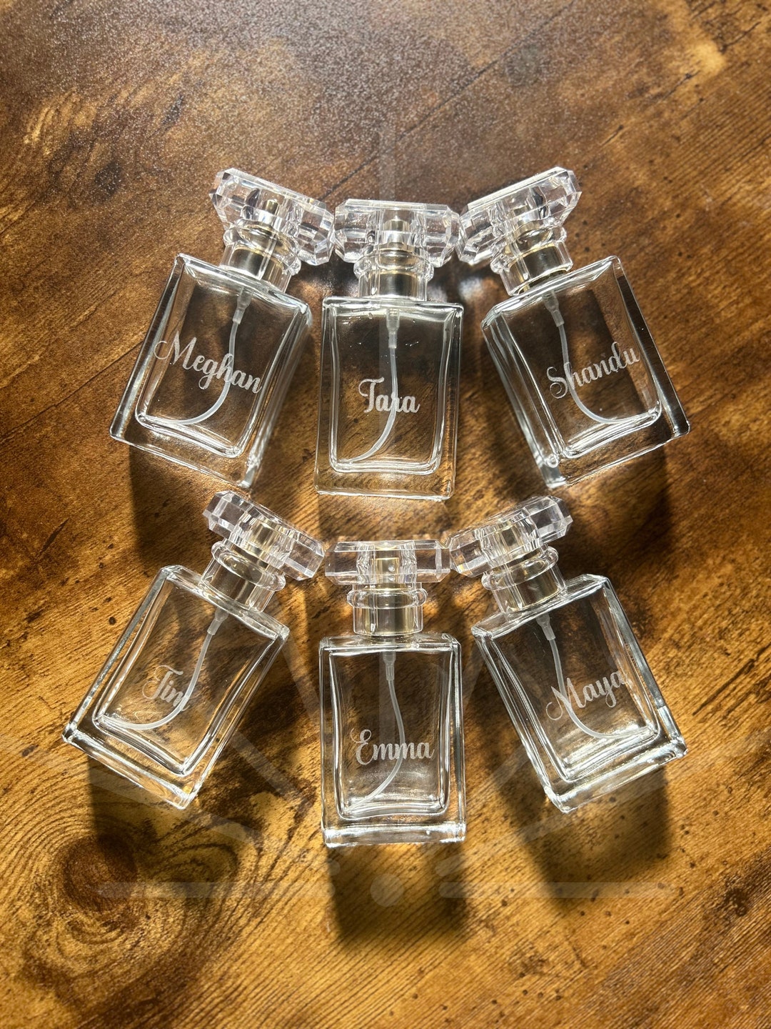 BOGO Gold Glass 100ml Perfume Bottle With Engraving, Perfect for ...