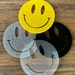 Colorful Smiley Face Style Acrylic Coasters for Home, Table Setting ...