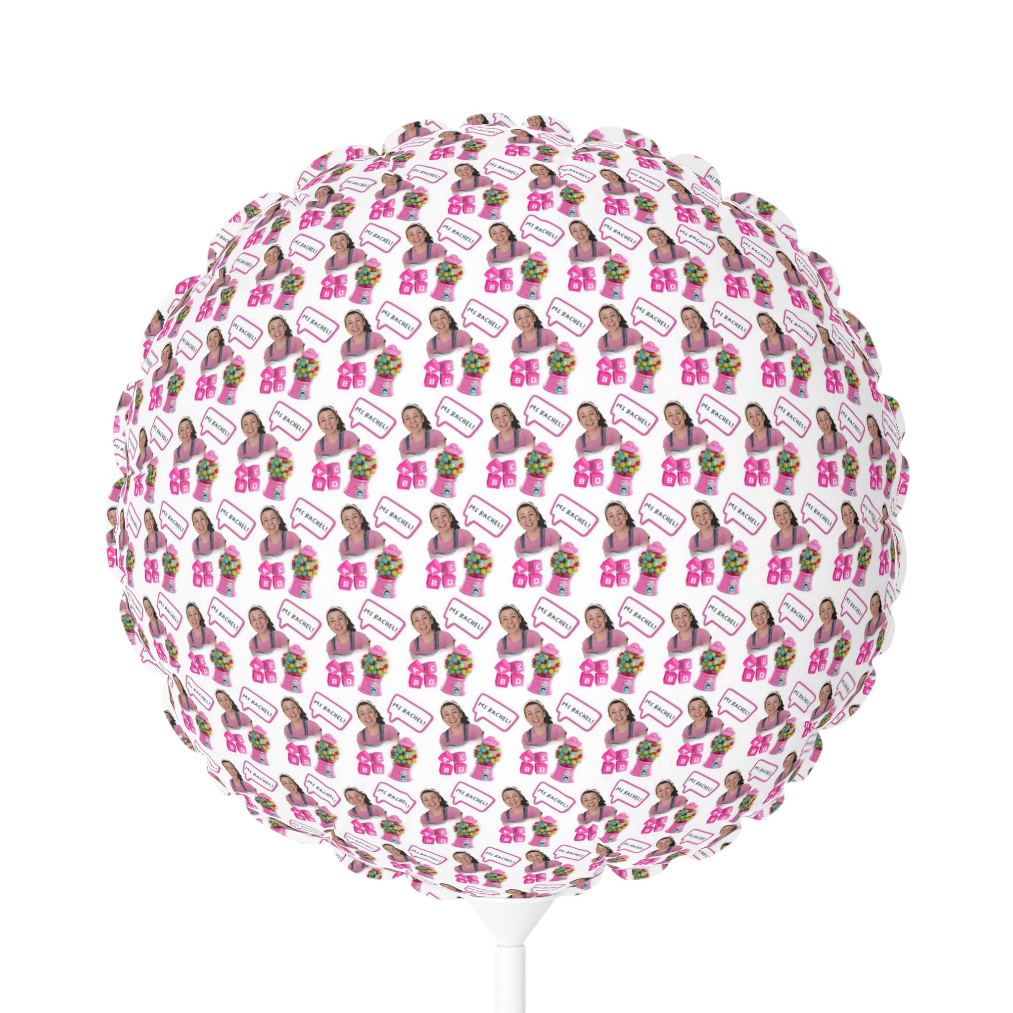 Ms Rachel Happy Birthday Balloon (round and Heart-shaped), 11" for Kids ...