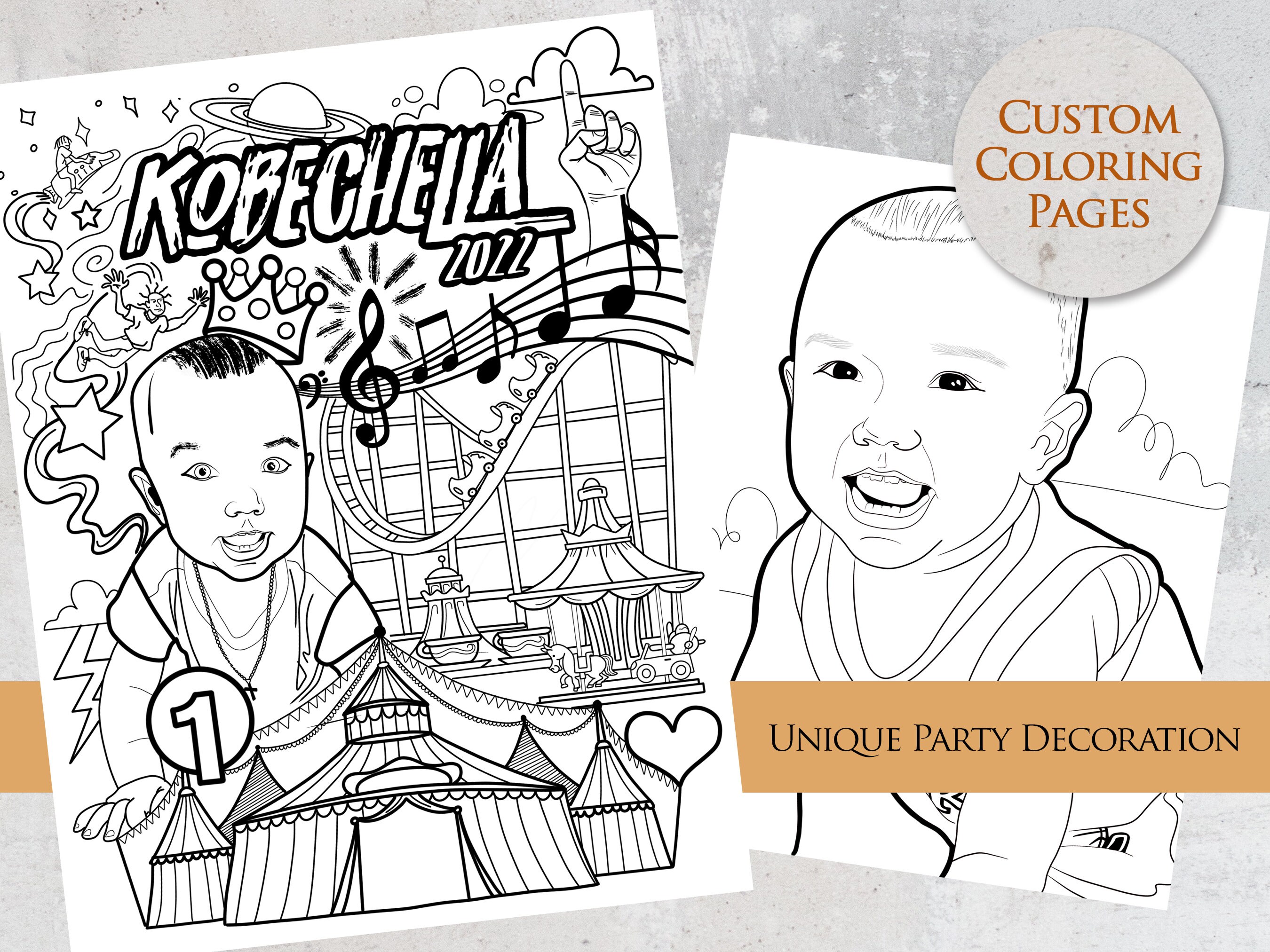 Decorating Coloring Pages
