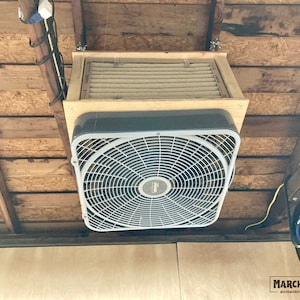 Box Fan Air Filter Plans | DIY Workshop Air Purifier | Garage Dust ...