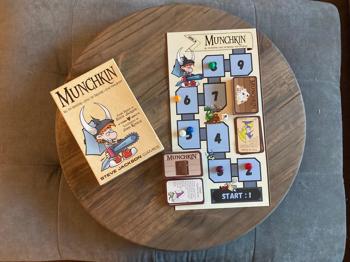 Munchkin Card Game Digital Print Board PDF Printable Board - Etsy