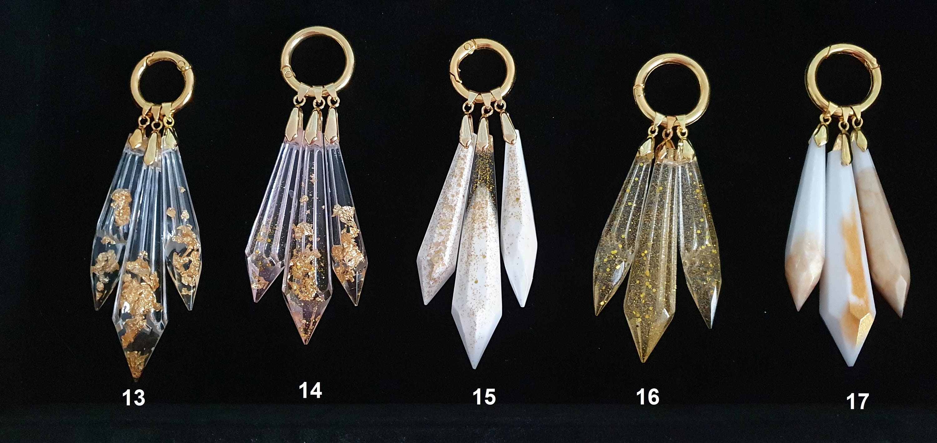 Pendulum Pendant, Pendulum, Pendulum Chain, Resin, Gold, Silver, Three ...