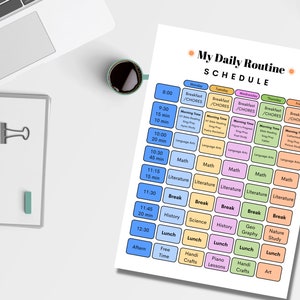 Daily Routine Planner | Digital Download| Printable Planner | Routine ...