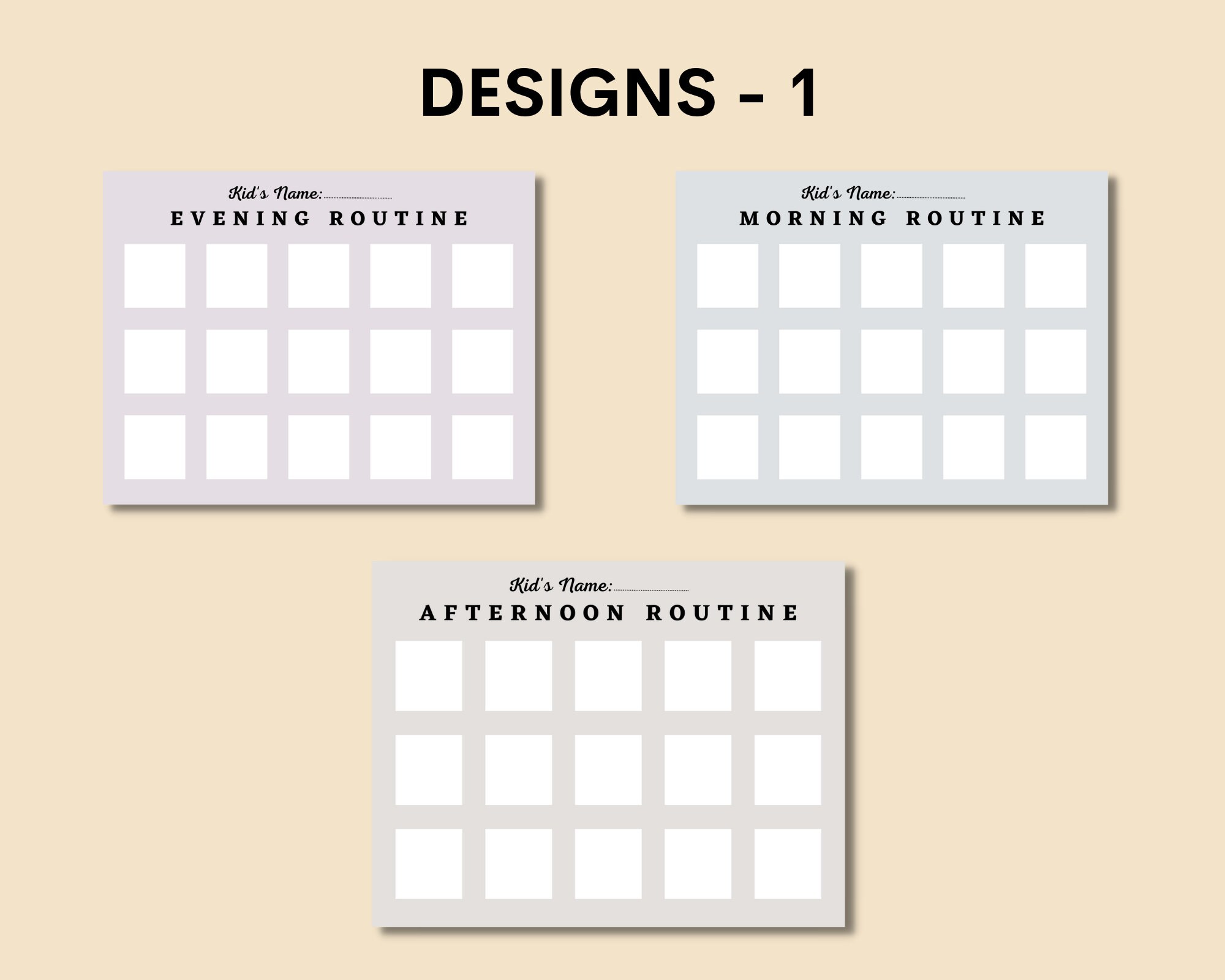 400 Editable Daily Routine Cards, Toddler Routine Chart, Daily Rhythm ...