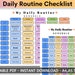 Daily Routine Planner Digital Download Printable Planner Routine ...