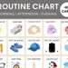 400 Editable Daily Routine Cards, Toddler Routine Chart, Daily Rhythm ...