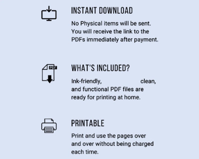 Daily Routine Planner Digital Download Printable Planner Routine ...