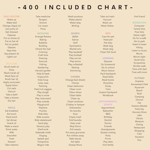 400 Editable Daily Routine Cards, Toddler Routine Chart, Daily Rhythm ...