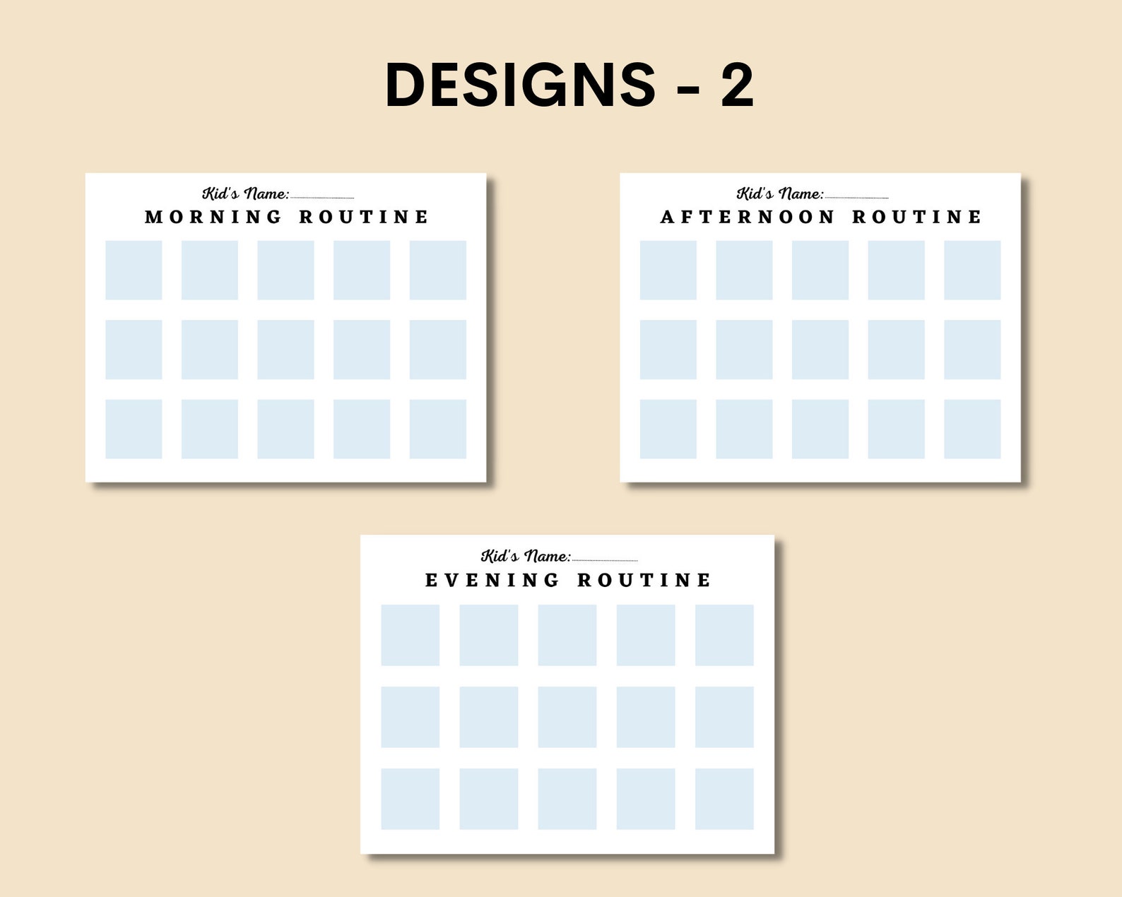 400 Editable Daily Routine Cards, Toddler Routine Chart, Daily Rhythm ...