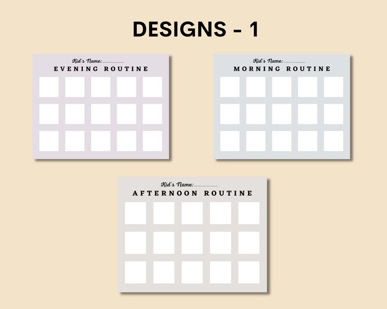 400 Editable Daily Routine Cards, Toddler Routine Chart, Daily Rhythm ...