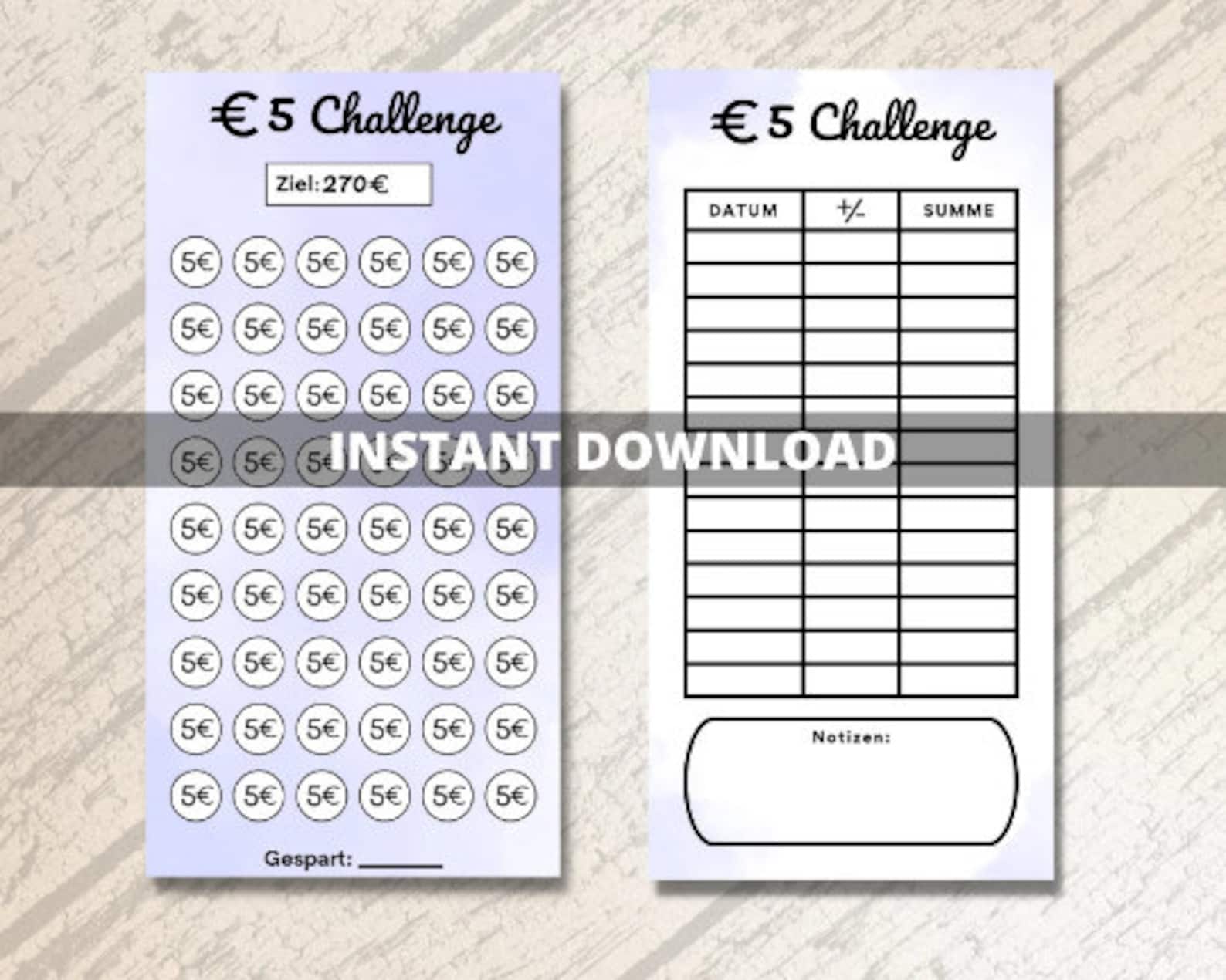 Spar-challenge / Sparen Mit Challenges / 18 Spar Challenges - Etsy