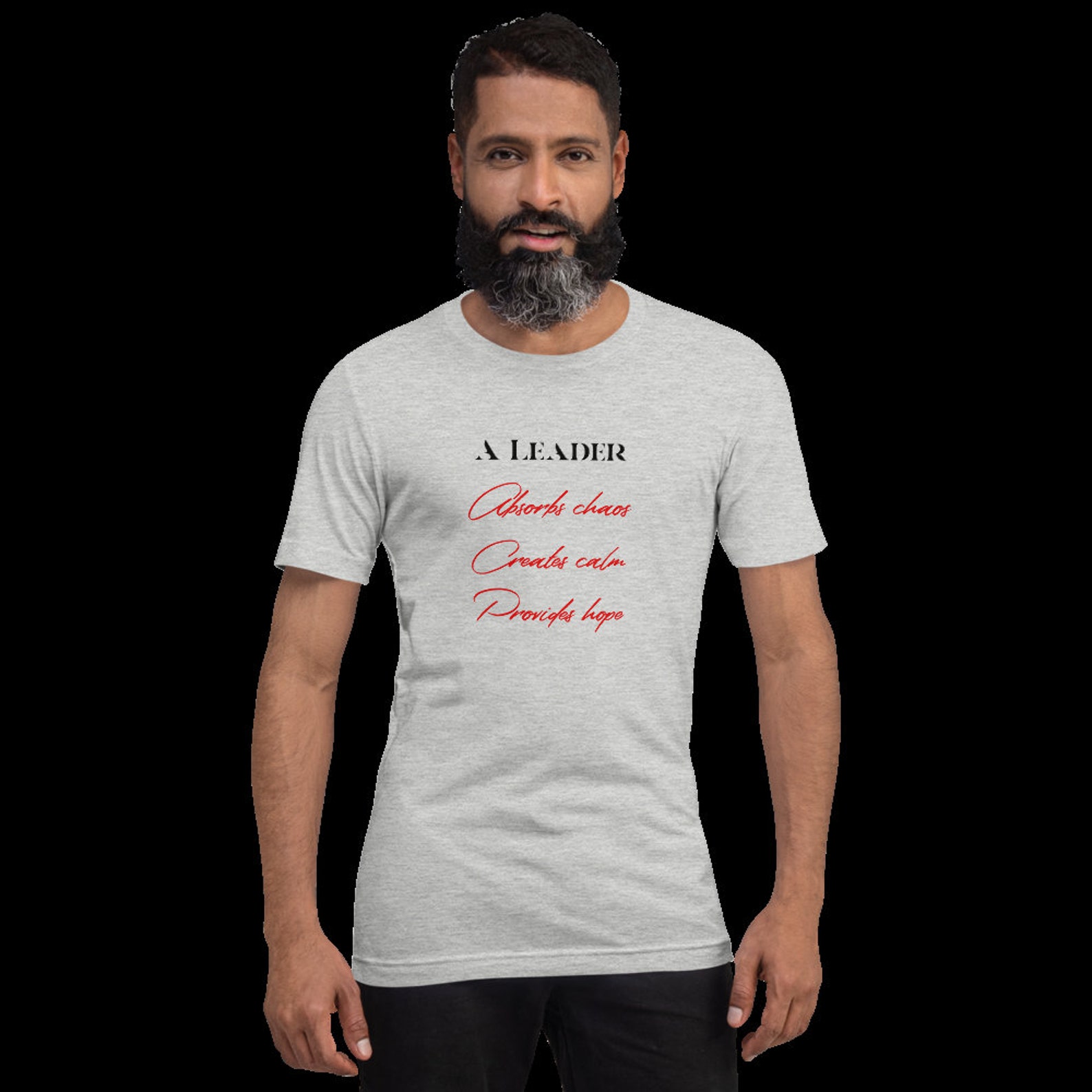 A Leader Tshirt, Leadership Tshirt, Grey Tshirt for Leader - Etsy UK