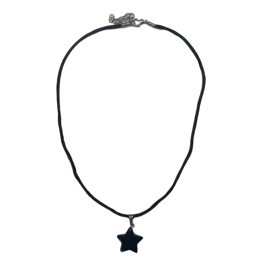 Star Black Charm Pendant Y2k Grunge - Etsy