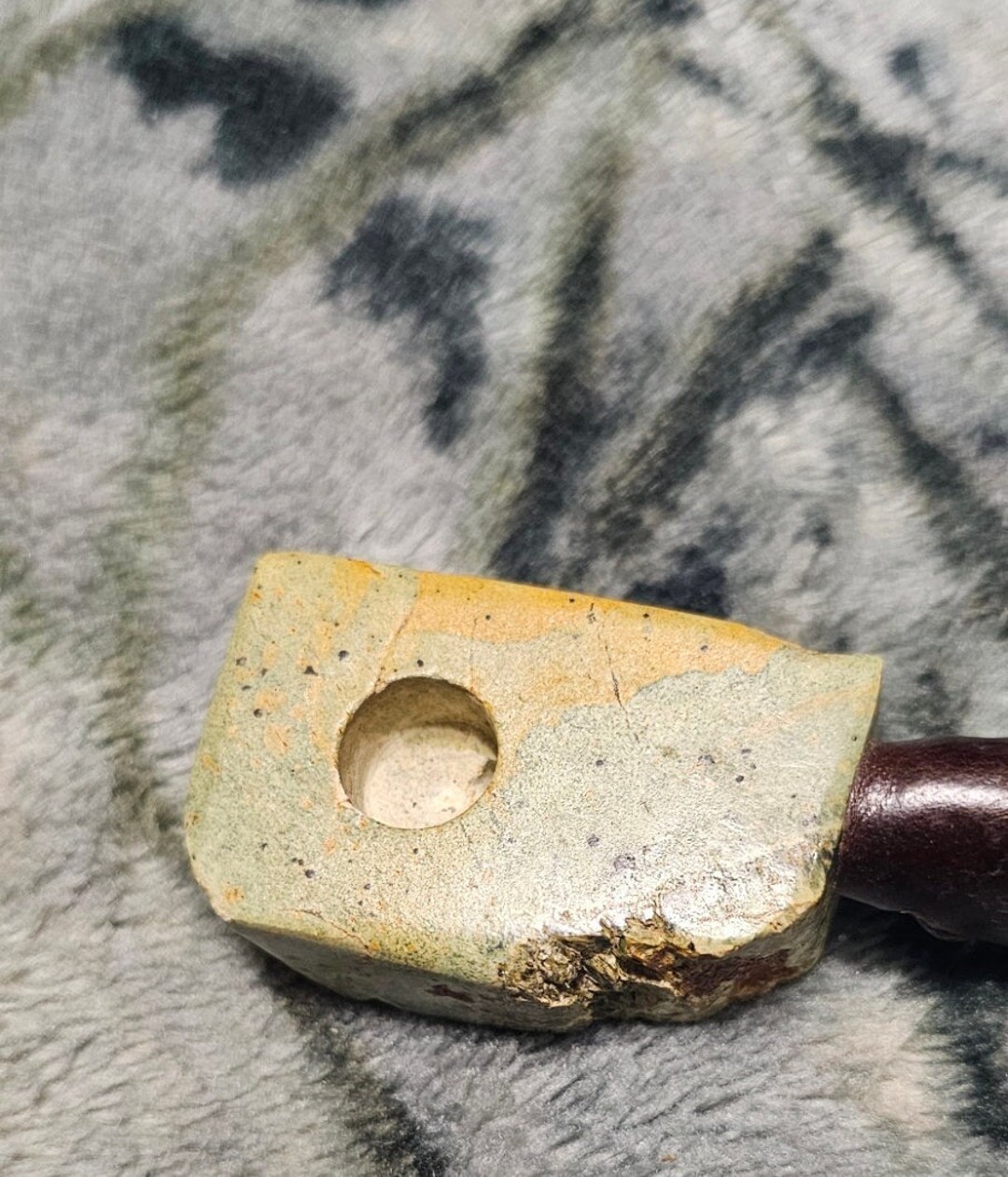 Native American Ceremonial Pipe Made From Soapstone - Etsy