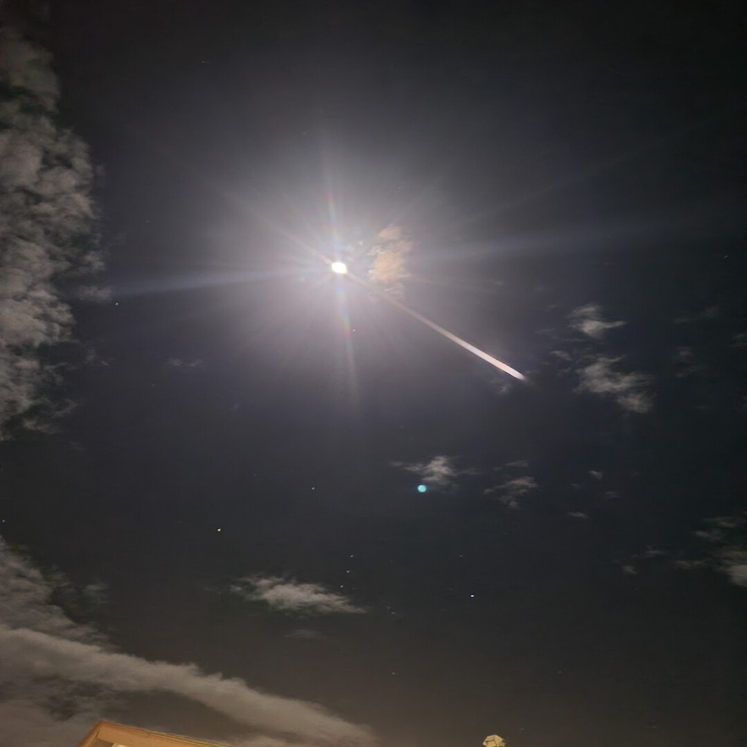 Great Moon Photography Printable | Great Plains Night Sky | Moon Over ...