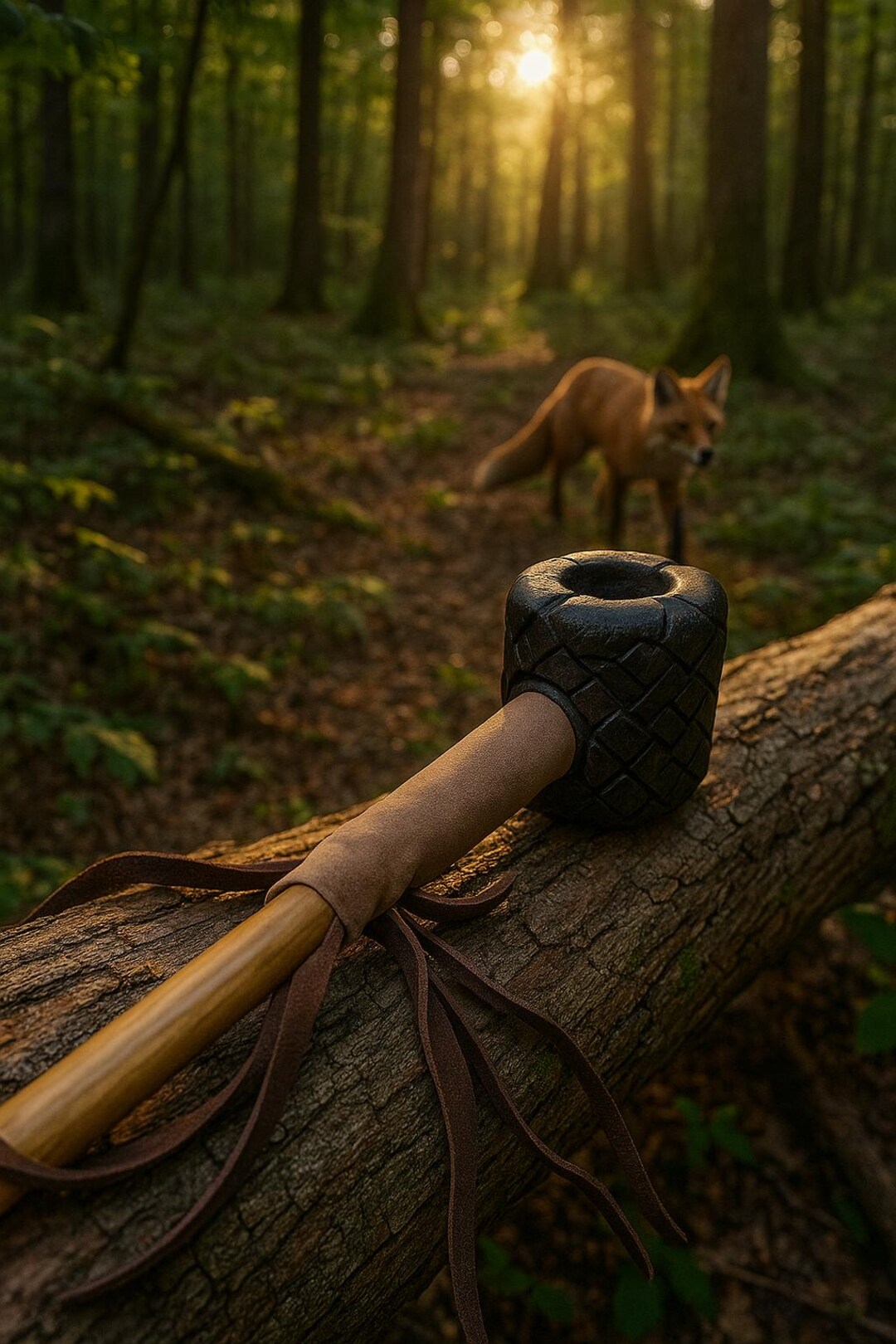 Ceremonial Clay OWL Pipe /hand Carved /smokeable/native Pipe - Etsy