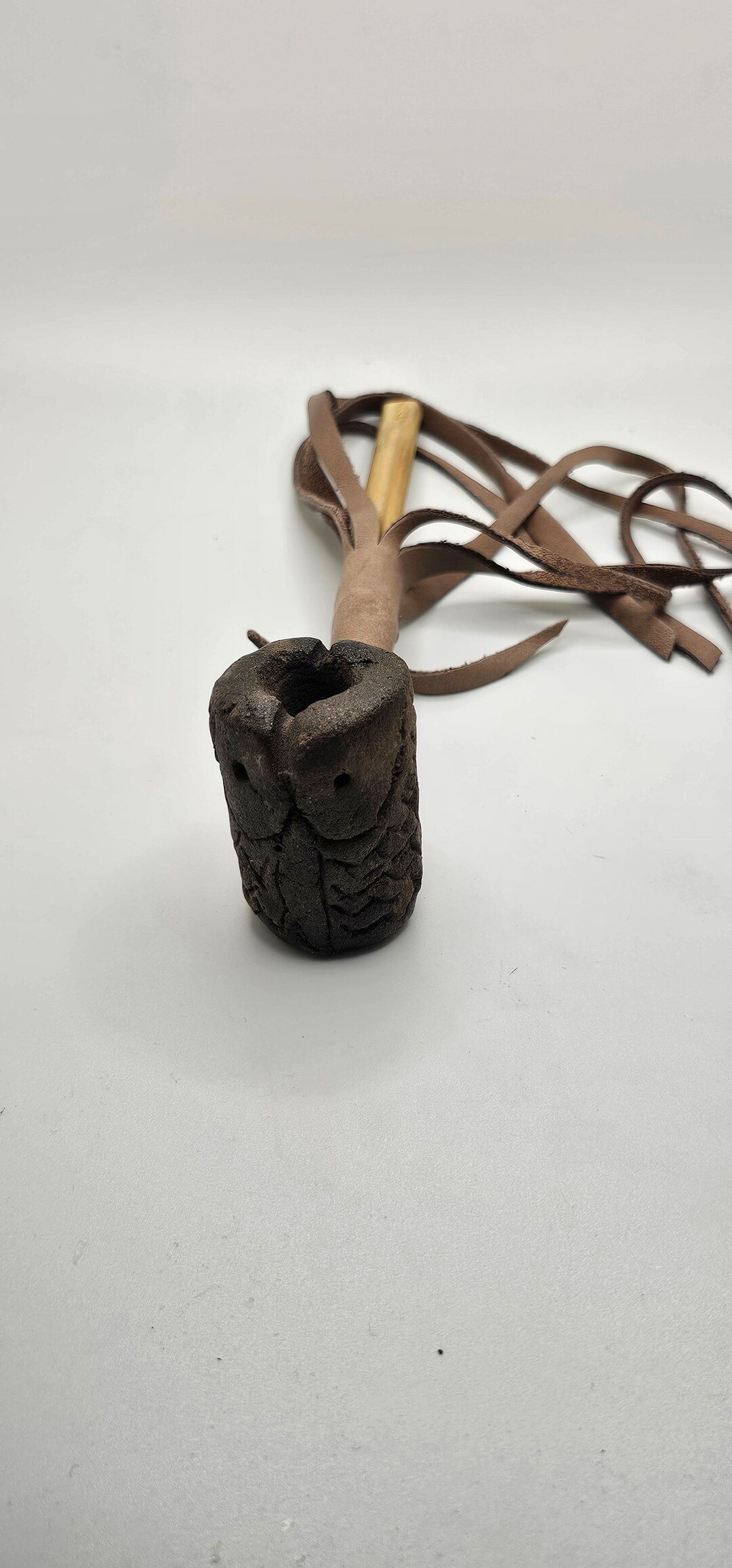 Ceremonial Clay OWL Pipe /hand Carved /smokeable/native Pipe - Etsy