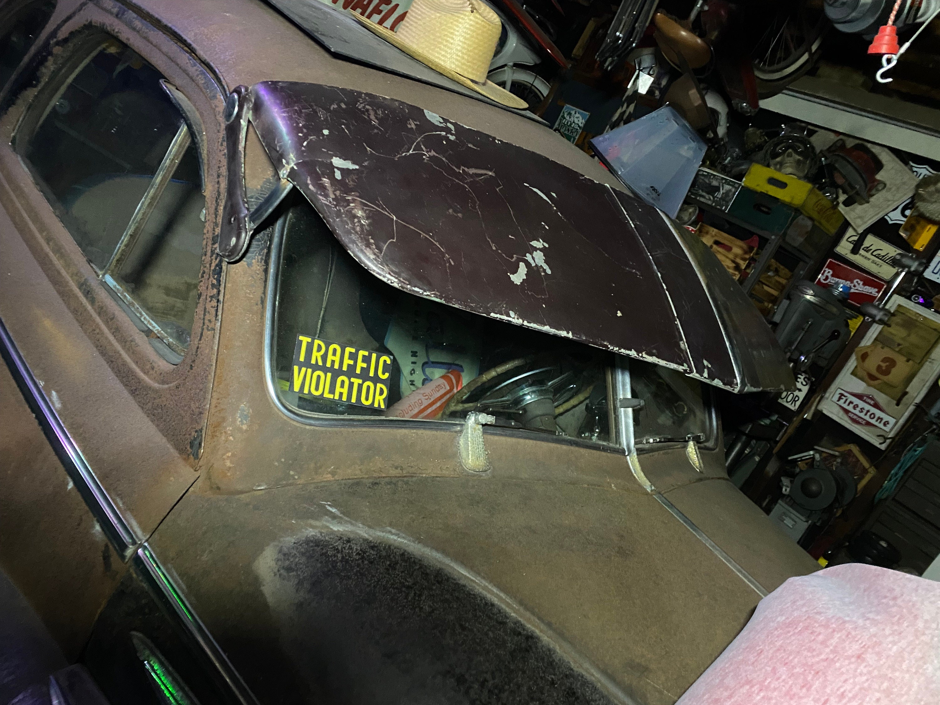 Traffic Violator Sticker - Full Size AND Chopped Car Replica - Novelty ...