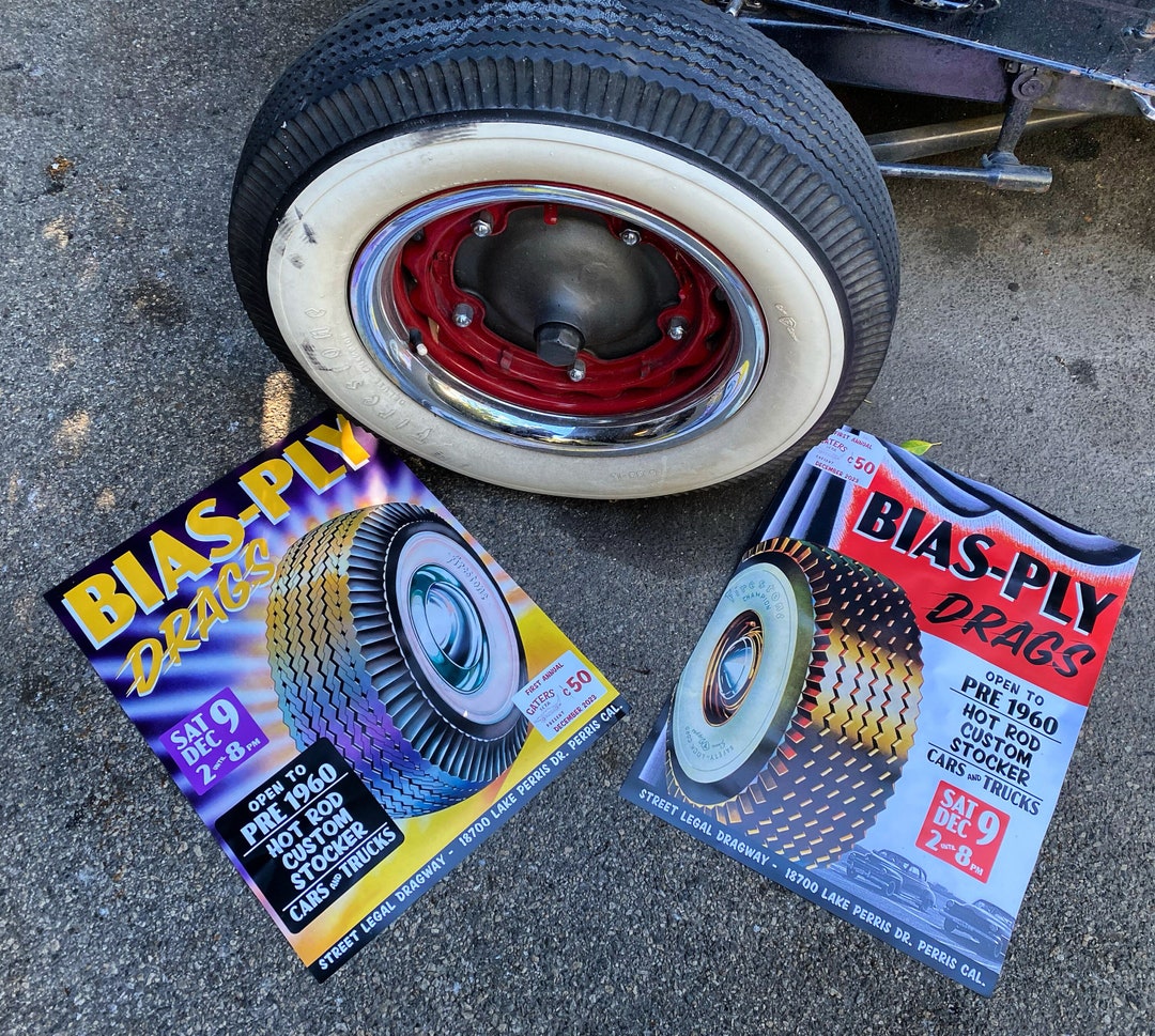 Bias Ply Drags Posters - Vintage Drag Racing Poster - December 9, 2023 ...