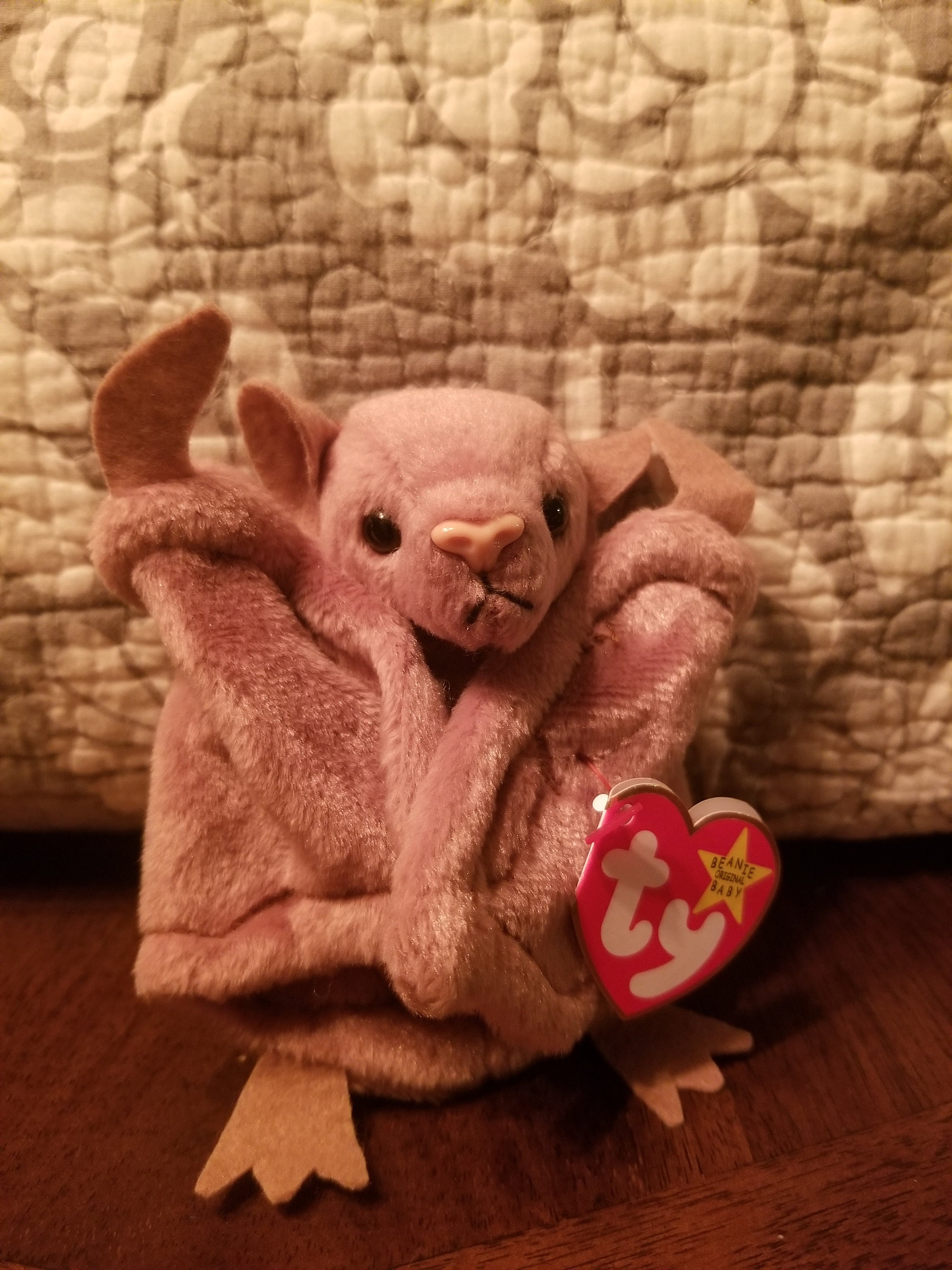 Batty TY Beanie Baby - Etsy UK