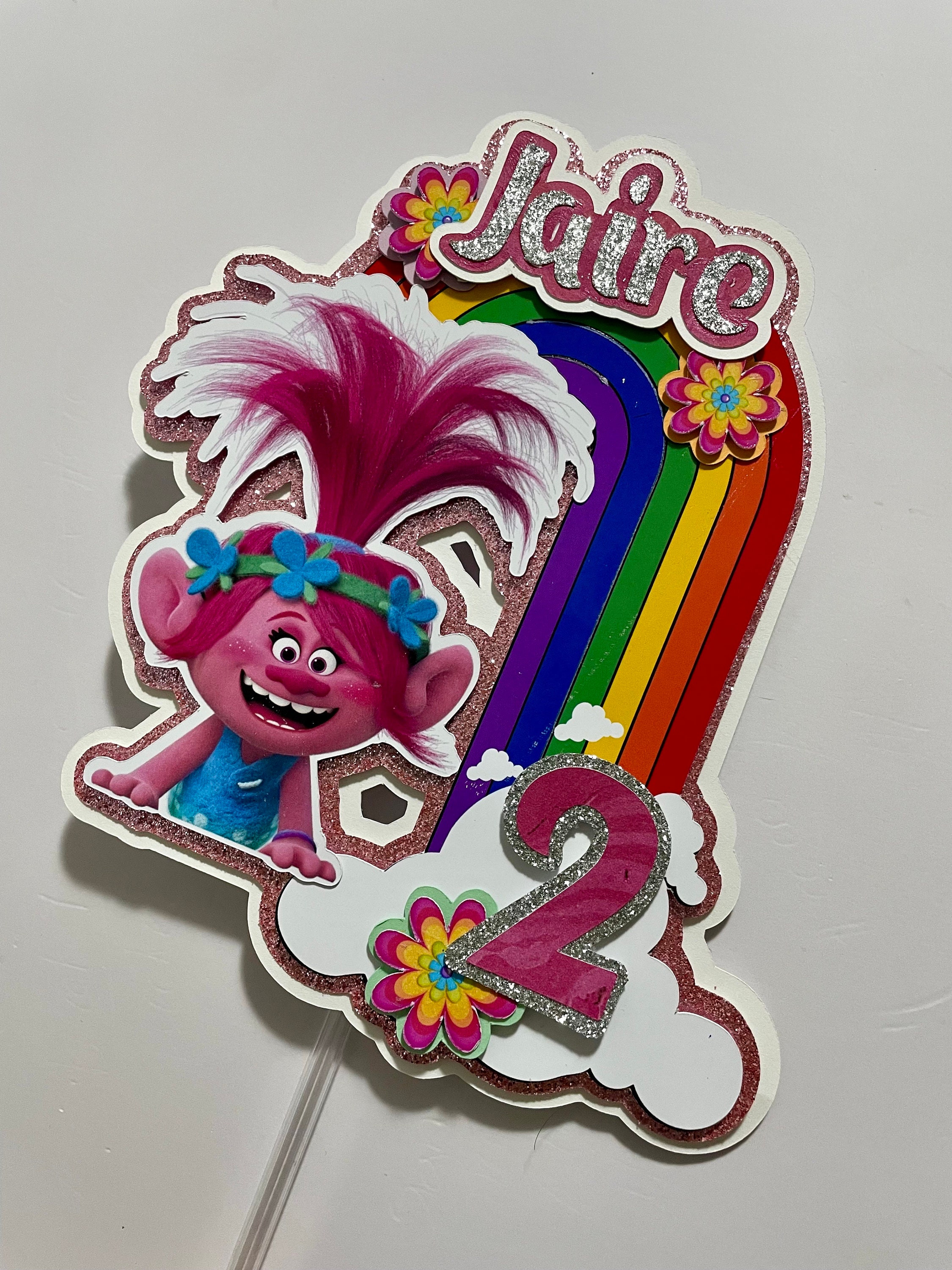 Trolls Cake Topper - Etsy