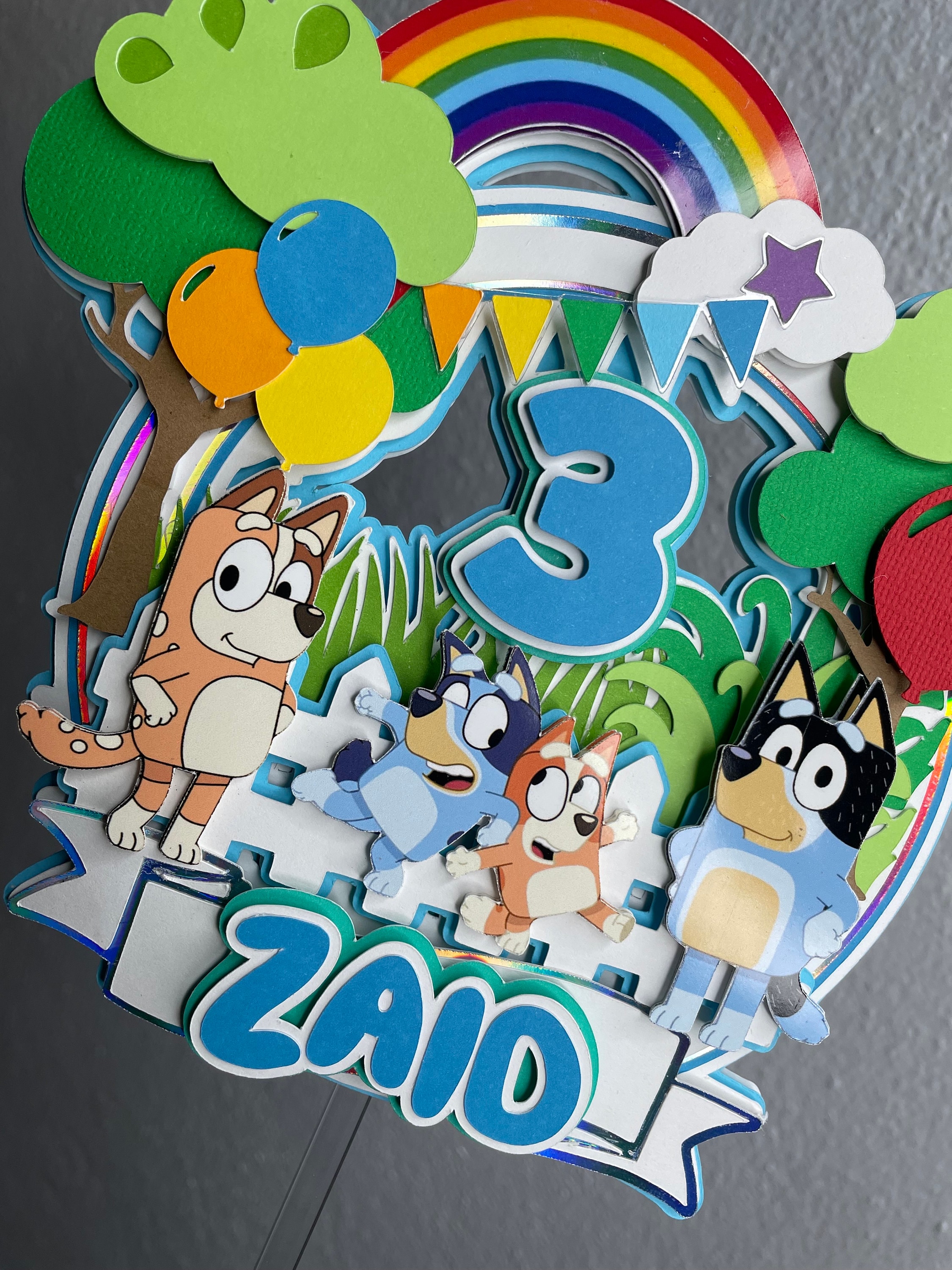 Bluey Cake Topper - Etsy