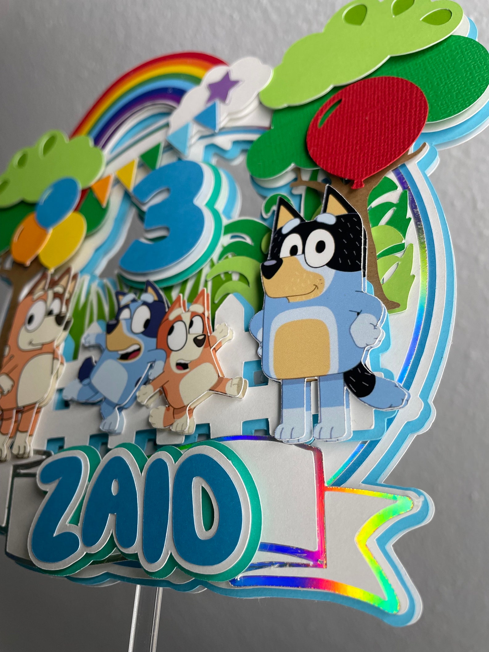 Bluey Cake Topper - Etsy