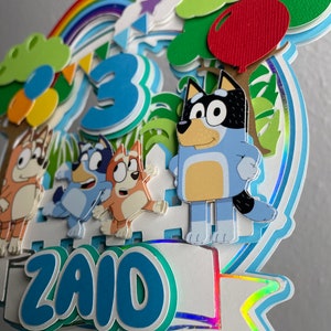 Bluey Cake Topper - Etsy