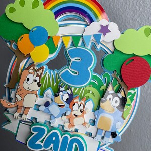 Bluey Cake Topper - Etsy