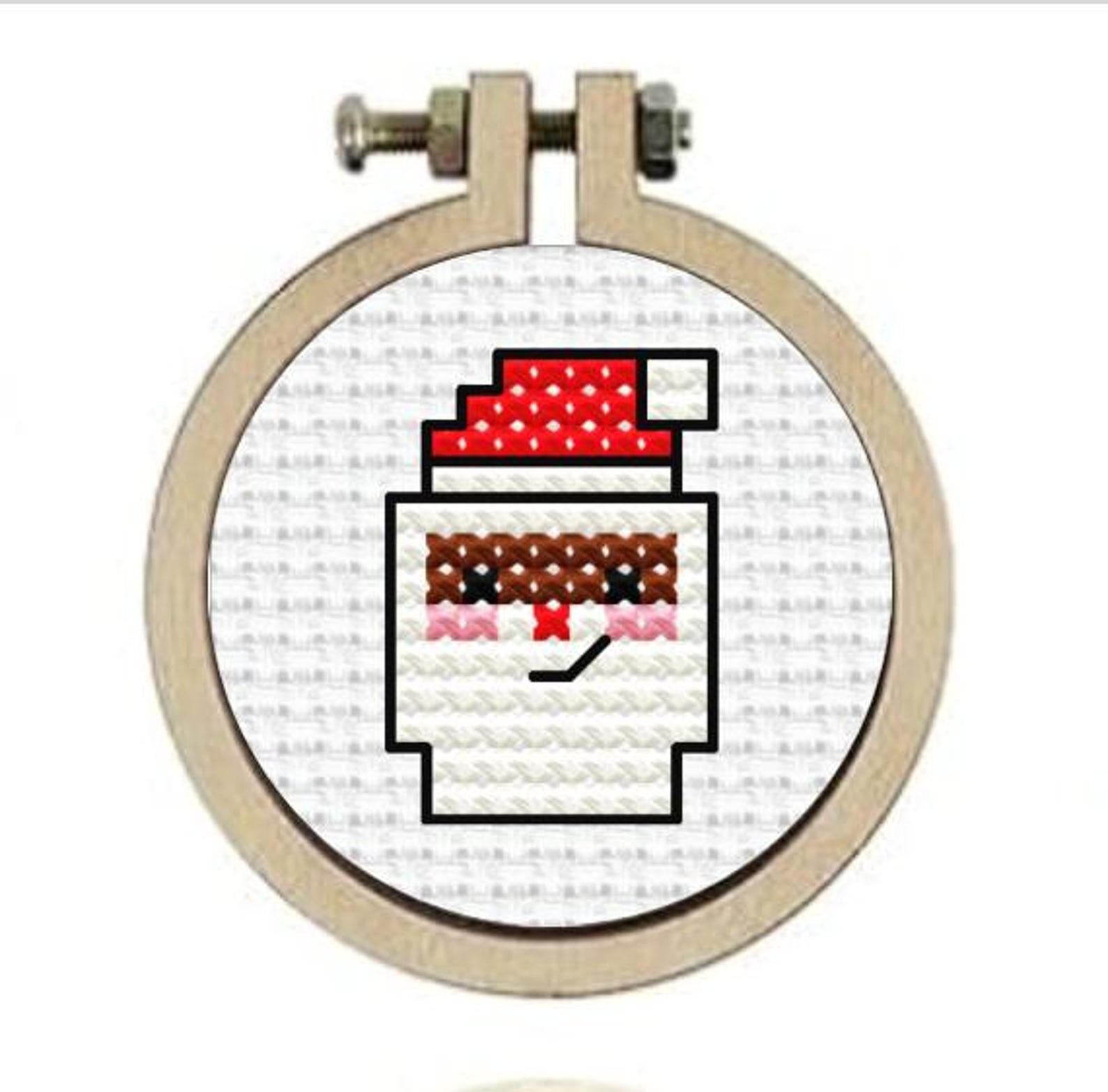 30 Mini Christmas Cross Stitch Patterns | Holiday Ornaments, Gift Tags ...