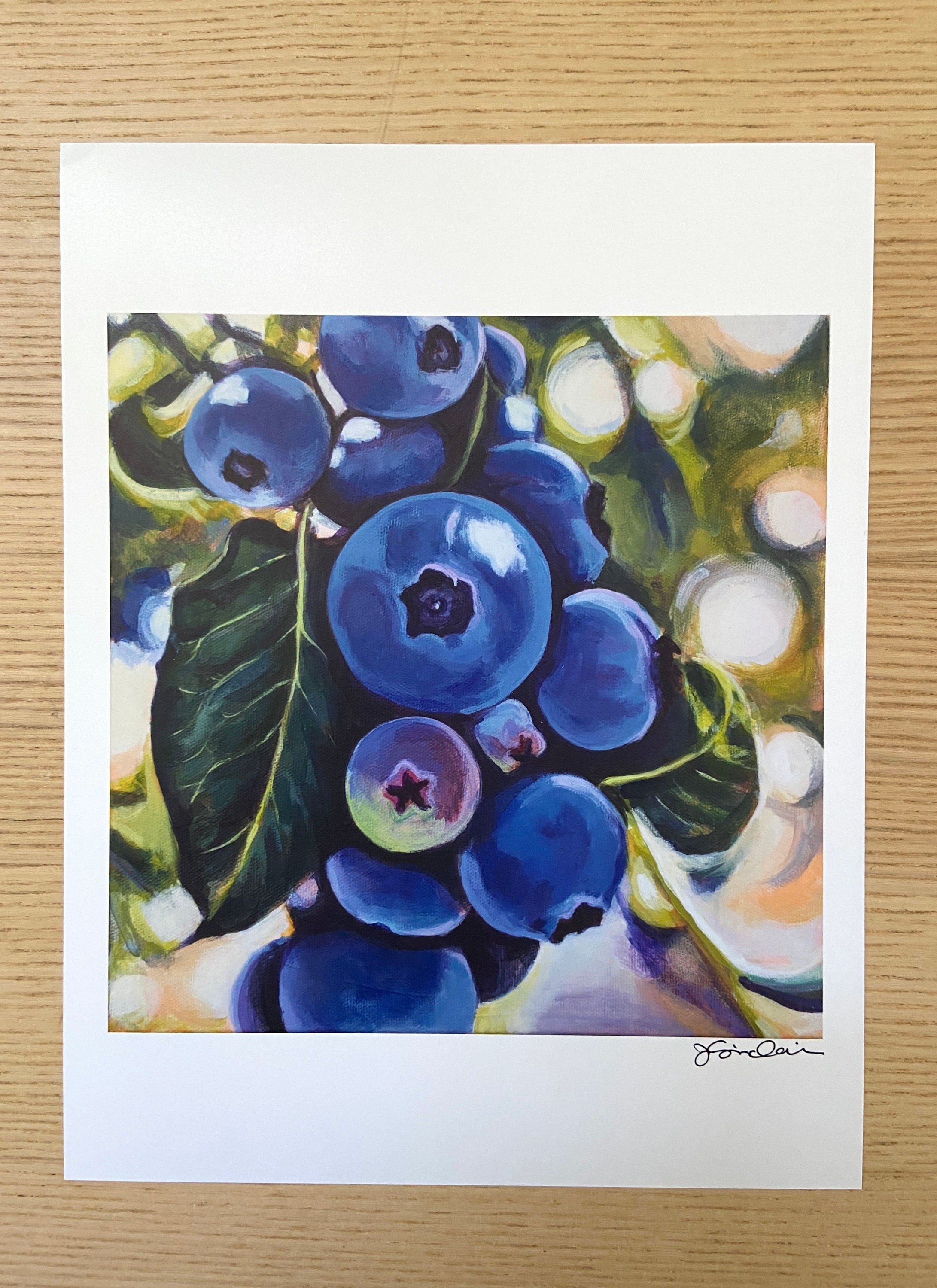 Blueberry Painting
