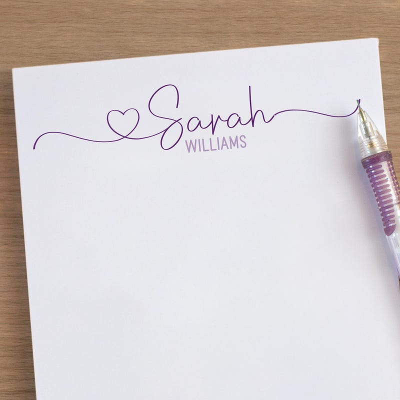 Personalized Notepads - Etsy