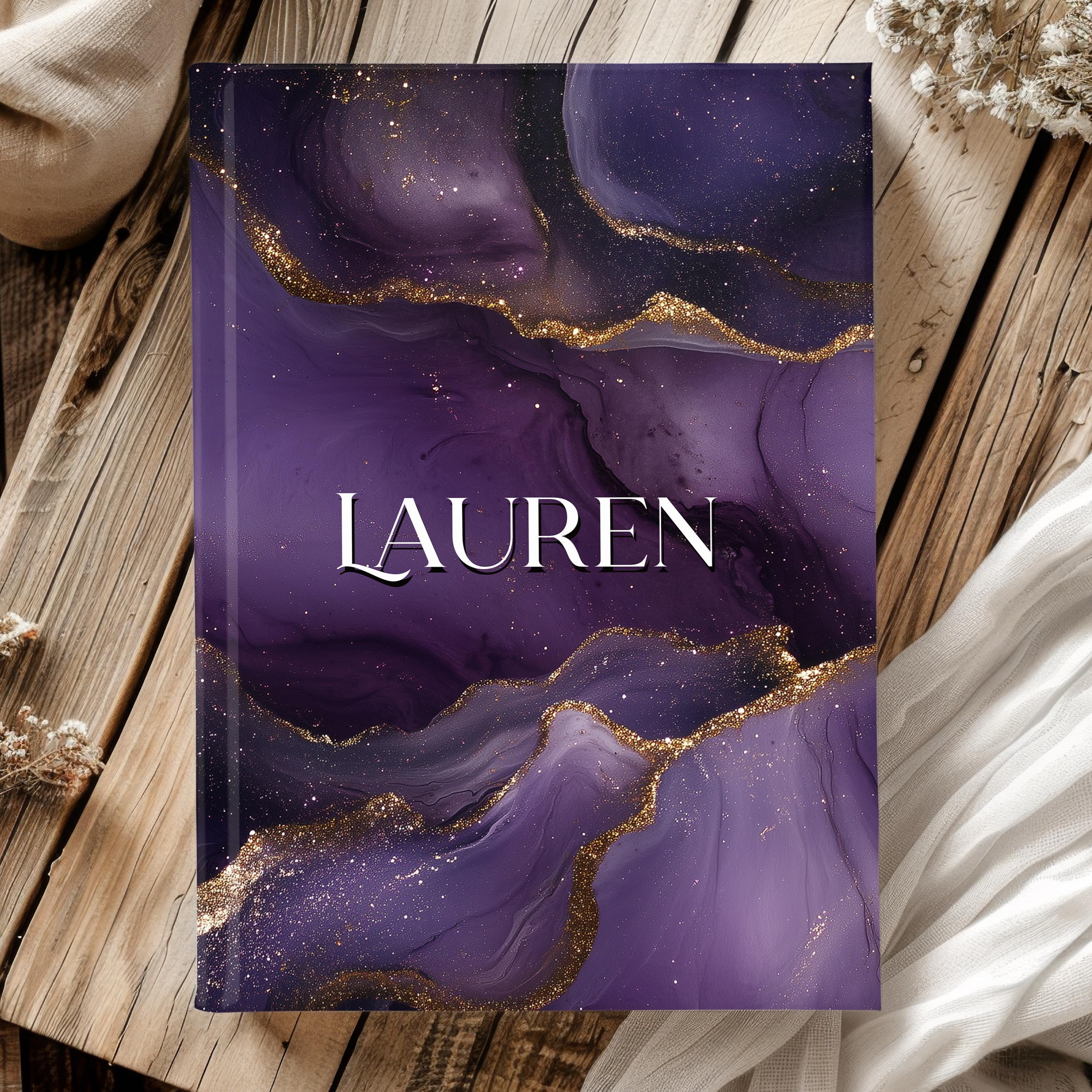 Custom Hardcover Journal Notebook, Personalized Women Writing Notebooks ...