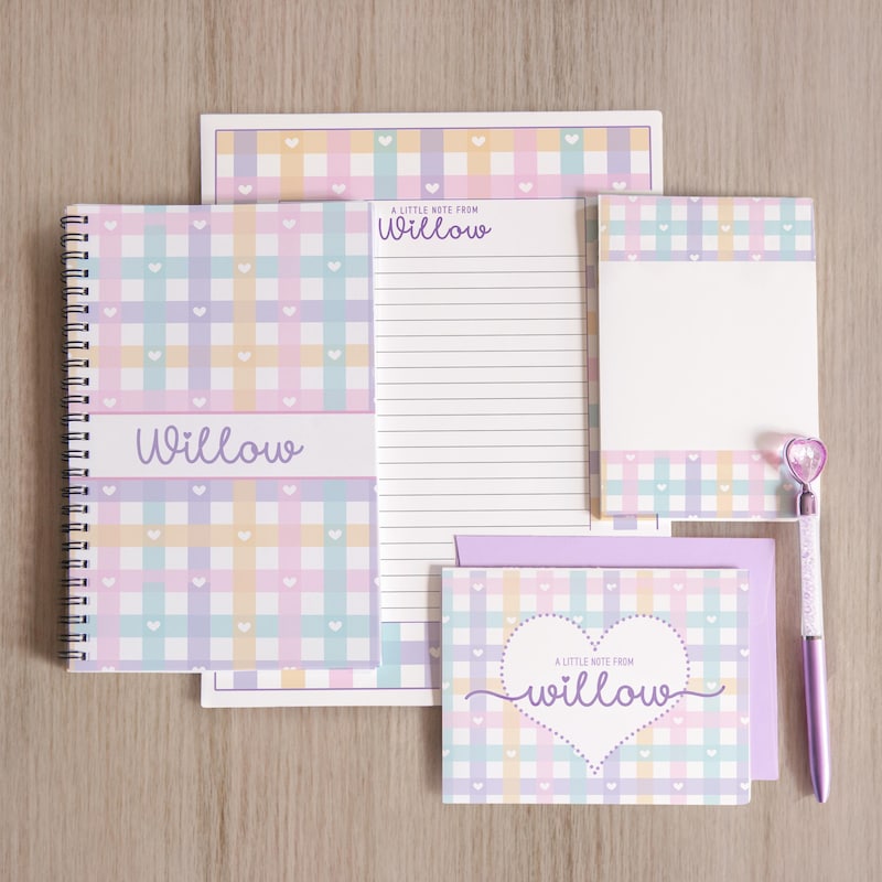 Girls Writing Notebooks - Etsy