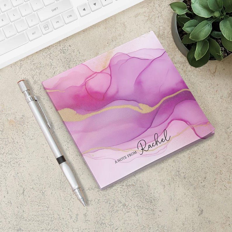 Personalized Post-it® Note Pads, Custom Notepad, Name Stationery ...