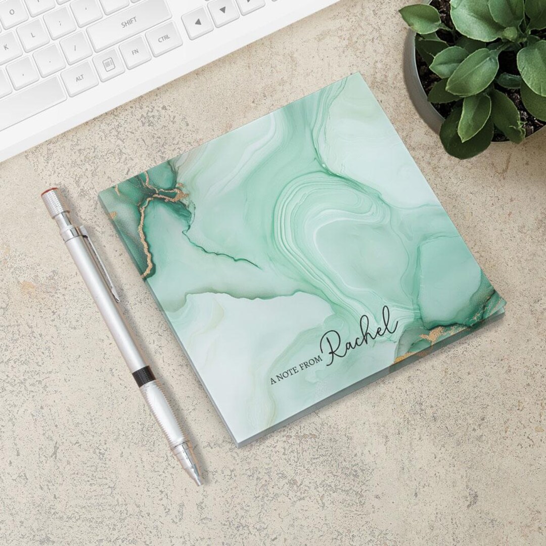 Personalized Post-it® Note Pads, Custom Notepad, Name Stationery ...