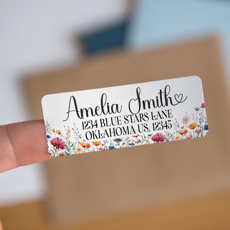 Name and Address Labels - Etsy