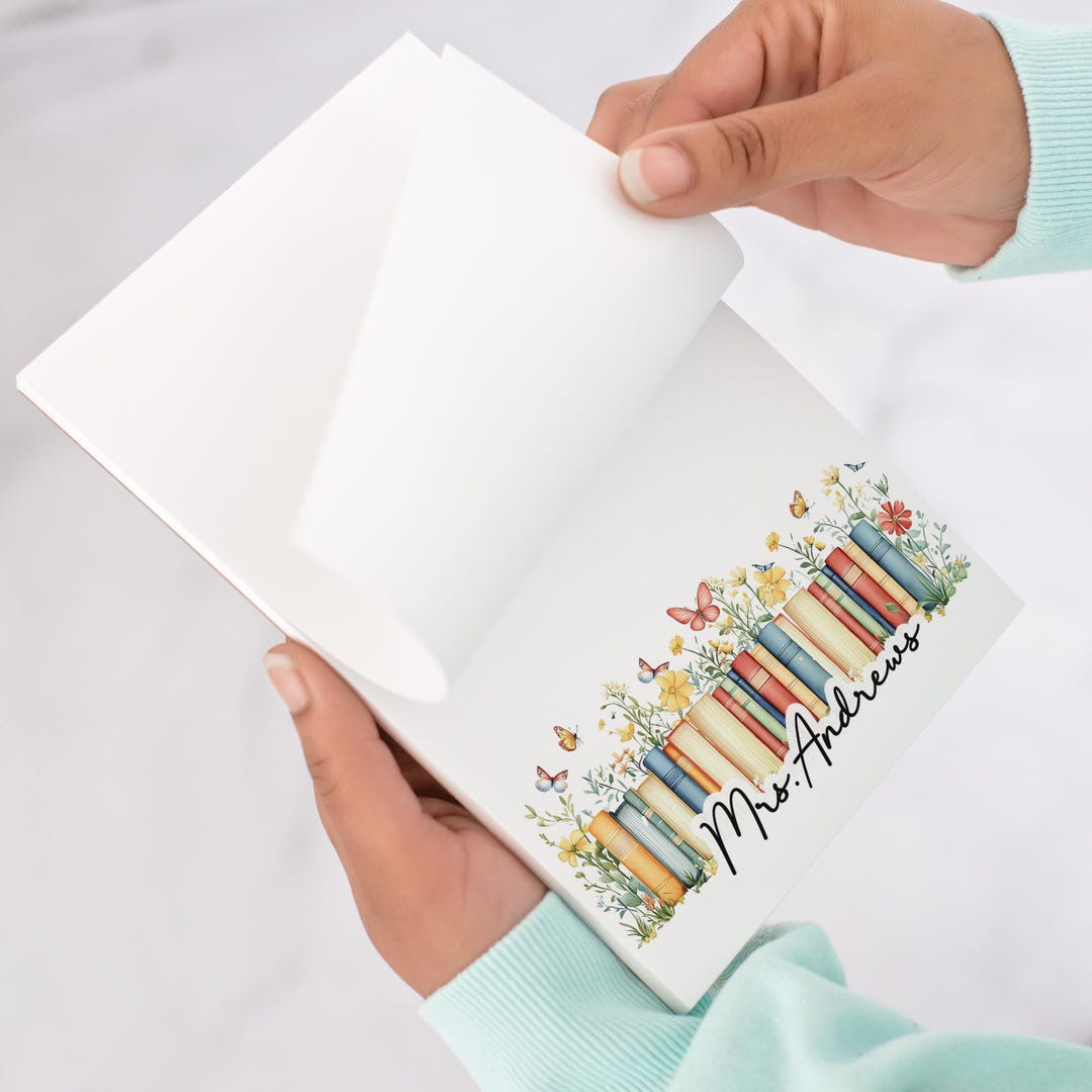 Personalized Teacher Note Pad, Custom Name Stationery, Classroom ...