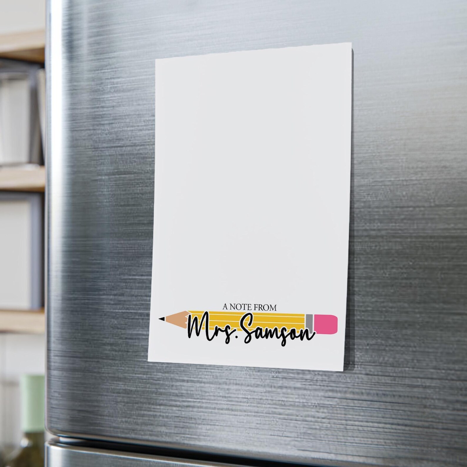Personalized Teacher Note Pad, Custom Post-it® Sticky Notes, Name ...