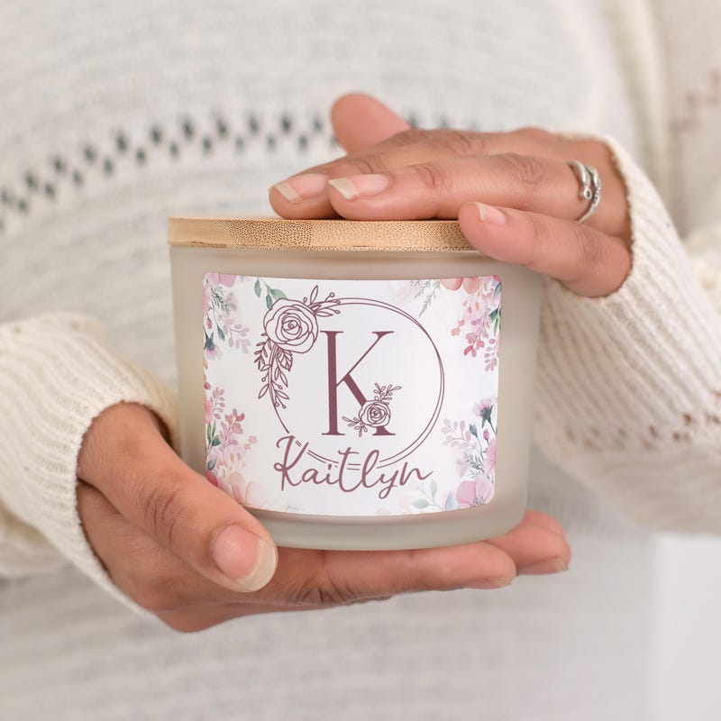 Monogram Candle - Etsy