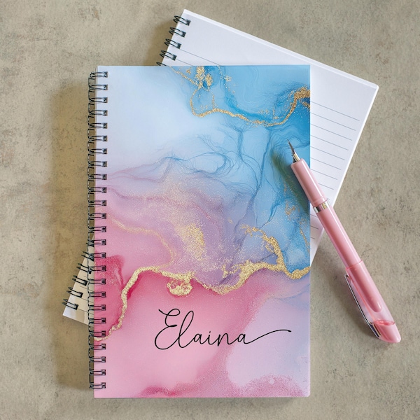 Aesthetic Pink Notebook - Etsy