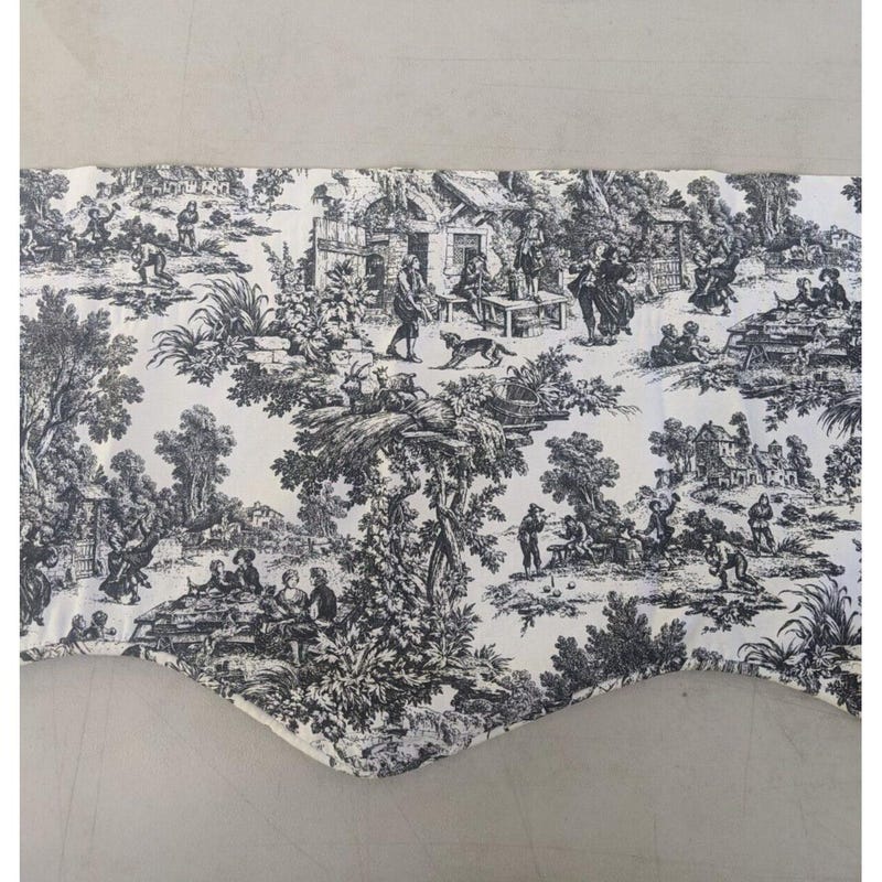 Toile Valance - Etsy