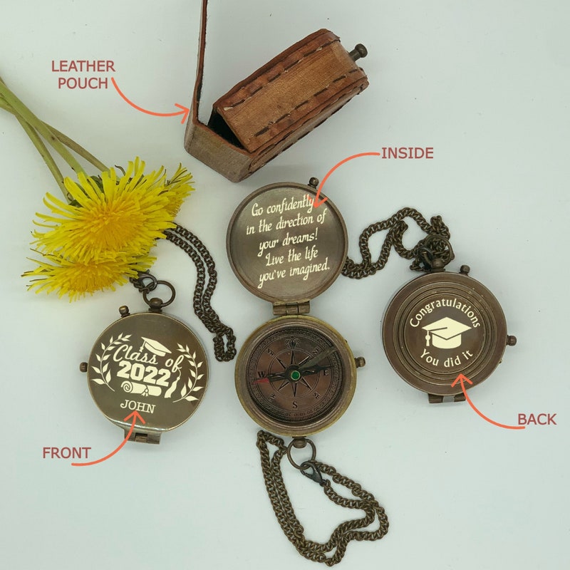 Engraved Compass - Etsy