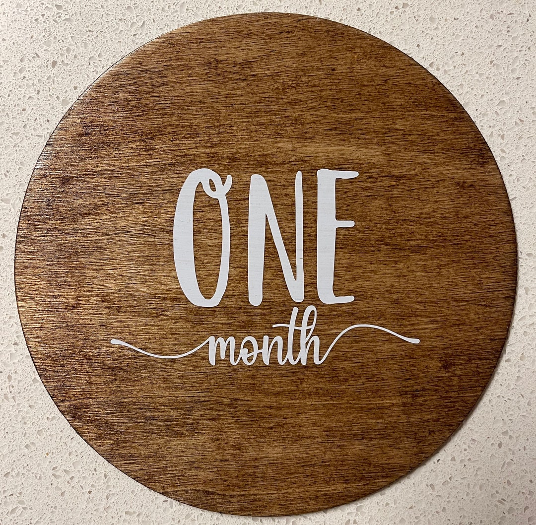 Babys First Year Month Cards - Etsy Österreich