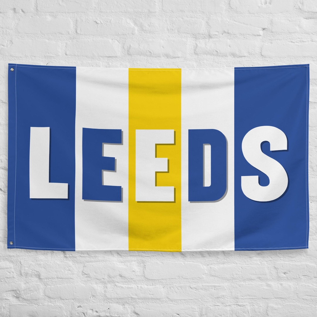 LEEDS FLAG - Leeds Banner - Awesome Football Soccer Gift - Etsy