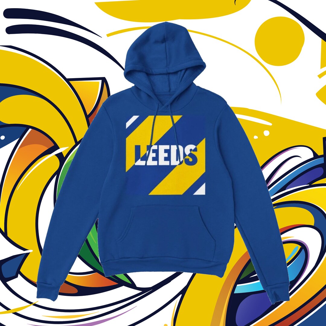 CUSTOM Leeds Hoody NAME- Leeds Hoodie - Classic Unisex Pullover Hoodie ...