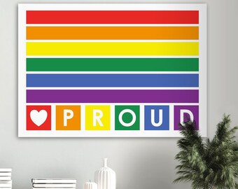LGBT Gay Pride Print - Etsy