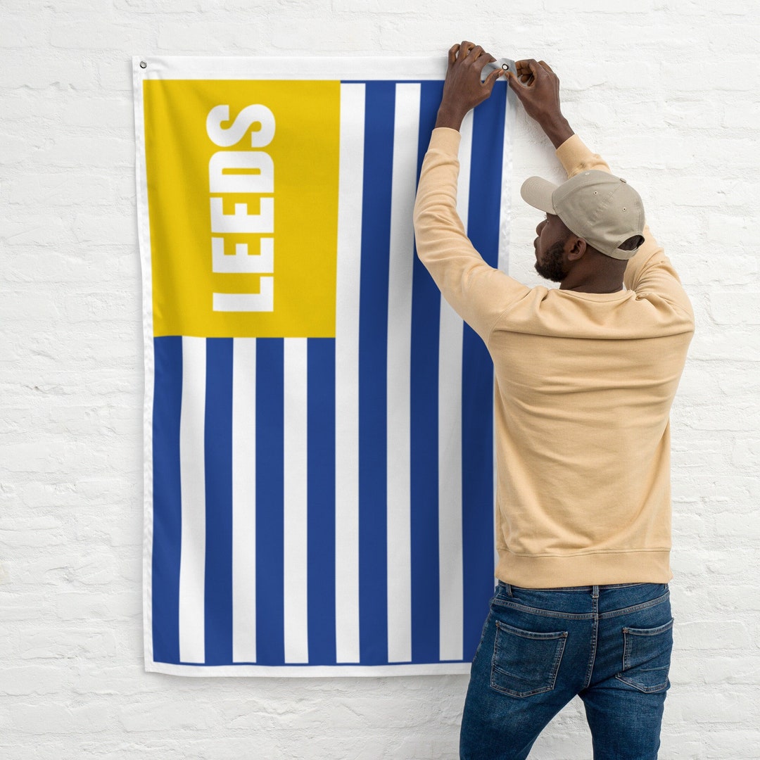 Leeds Flag - American Flag Style Leeds Flag Wall Hanging - Etsy