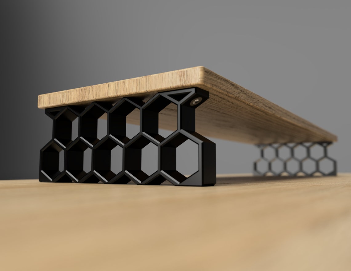 Honeycomb Pattern Monitor Stand Kit - Etsy
